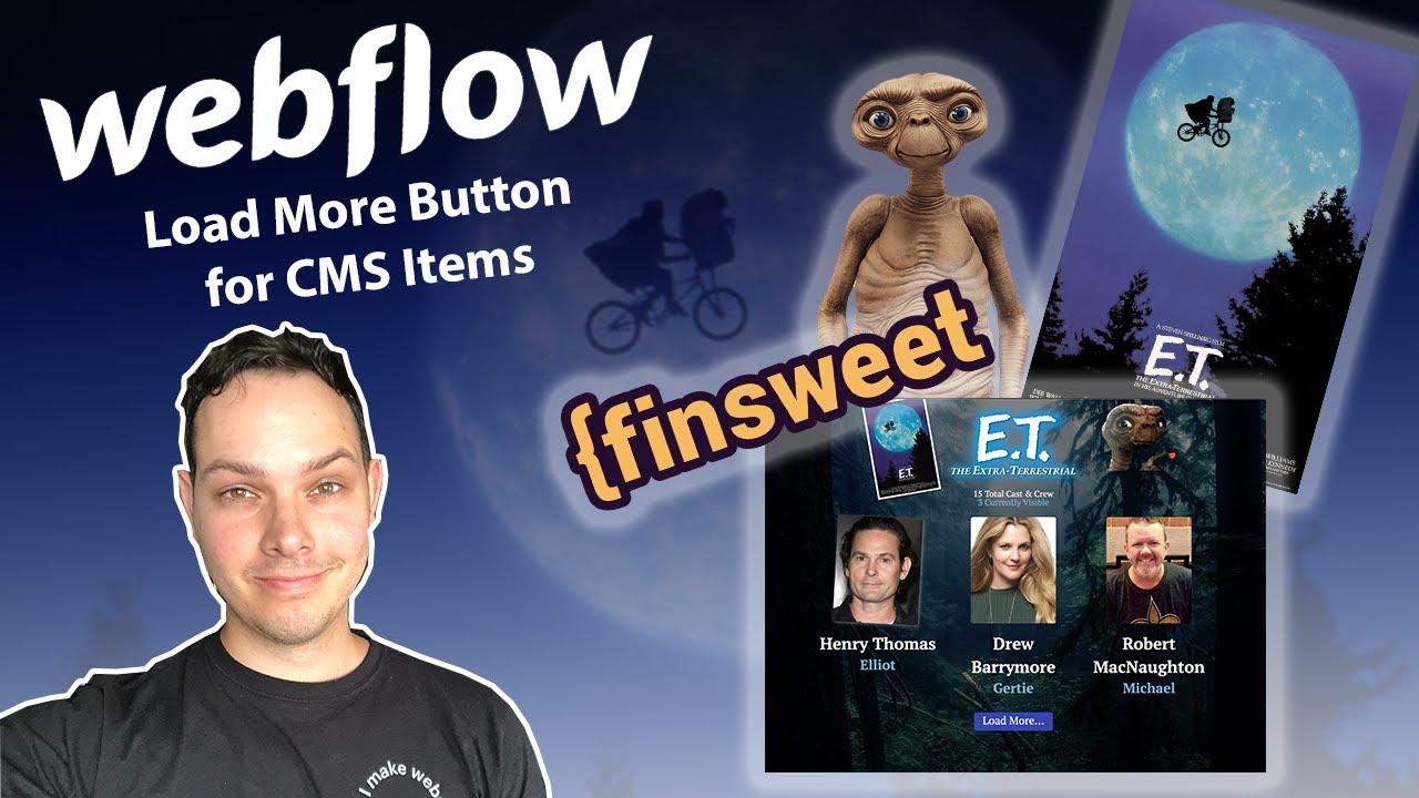 Load More Button For CMS Items in Webflow | Finsweet Attributes