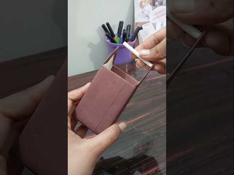 DIY _ mini trash bin | dustbin DIY #diy #shorts #craft #diycrafts #handmade #papercraft #tutorial