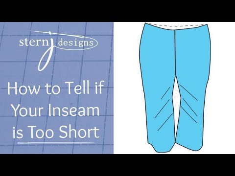 Pants Fitting - How to Tell If Your Inseam Is Too Short & How to Fix It!