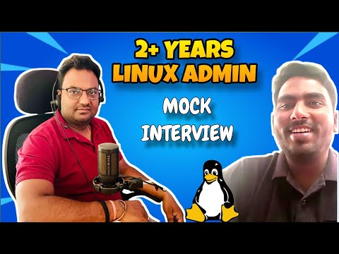 2+ Years Linux Admin / AWS Cloud Engineer / Application Support Engineer Mock Interview Interview