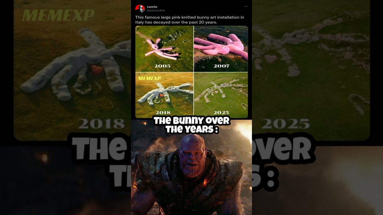 R.I.P. Giant Pink Bunny.
