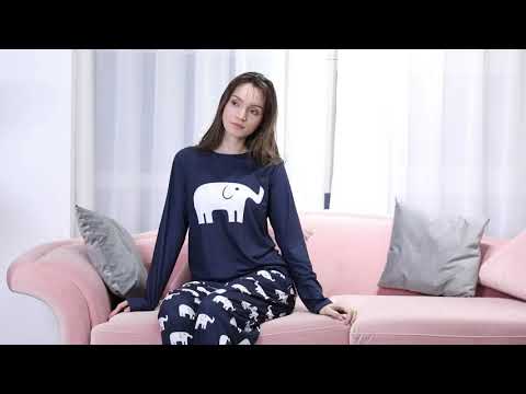 DiaryLook Soft Women Pyjamas Set, Long Sleeve Ladies pyjama sets Sleepwear Pjs(Links In Description)
