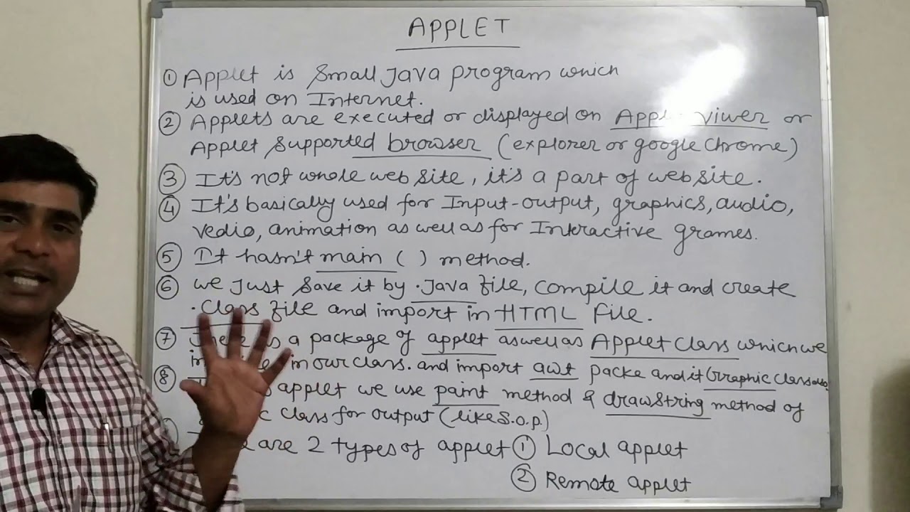 Applet Programming in Java