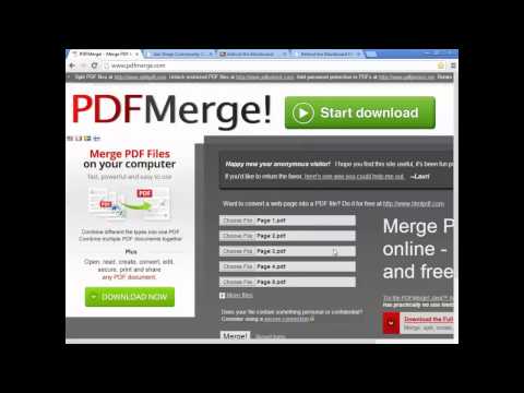 Merging PDF Documents Online for Free