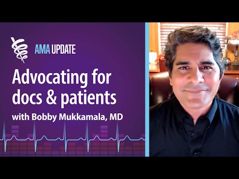 Becoming president of the American Medical Association and his plans for the future of medicine