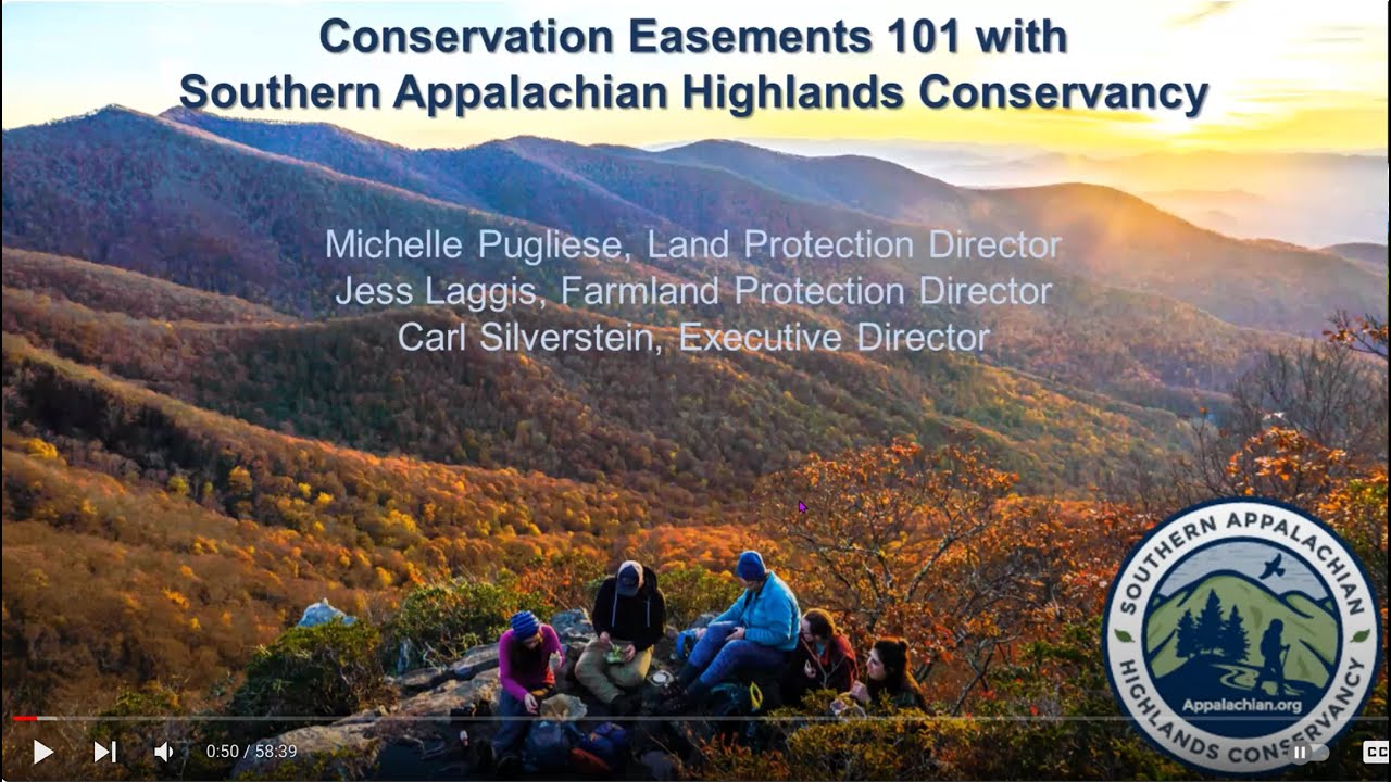 Conservation Easements 101 - Virtual Lunch and Learn