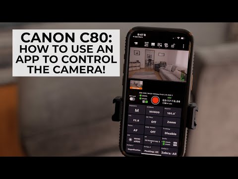 How to use the CANON MULTI-CAMERA CONTROL APP with the C80!