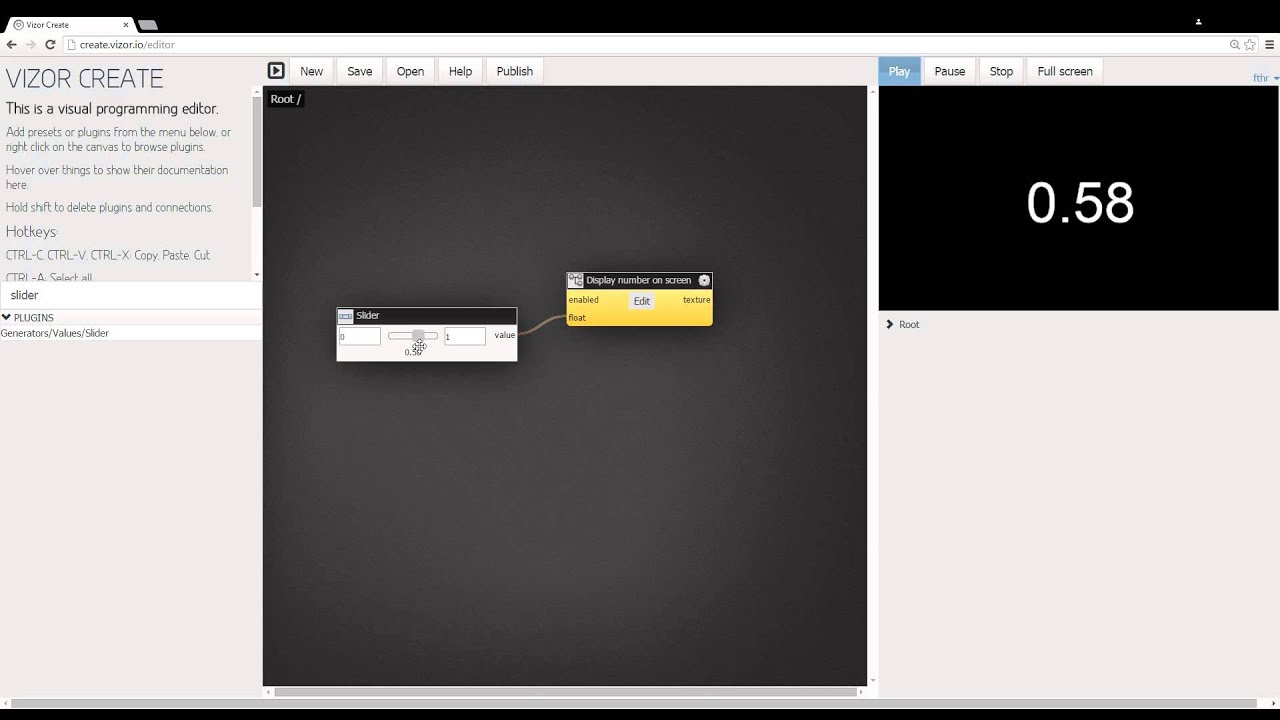 Vizor Create tutorial part 1 - UI basics