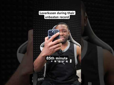 Leverkusen during their unbeaten record… #shorts