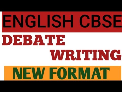 DEBATE WRITING || HOW TO MASTER WRITING DEBATE || CBSE XI &XII || ENGLISH @ROSNNI TUTORIALS