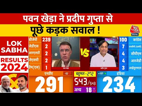 Lok Sabha Election Result 2024: Pawan Khera ने Pradeep Gupta पर बोला हमला | Aaj Tak