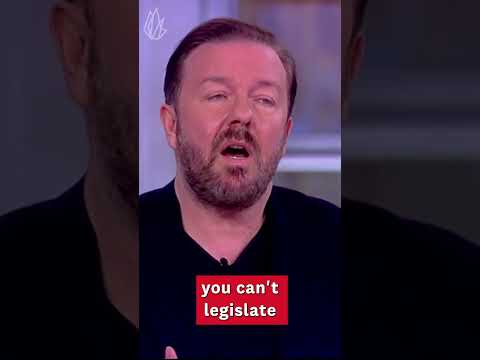"Freedom of speech is so important these days," says Ricky Gervais
