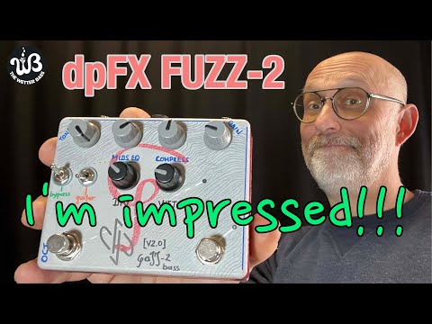 dpFX Pedals - FuzZ-2 Bass [V2.0] with Dry Blend, Mids-EQ, & | Reverb