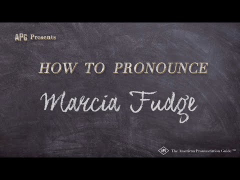 How to Pronounce Marcia Fudge (Real Life Examples!)