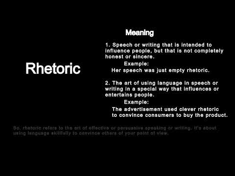 What is Rhetoric? Understanding the Power of Language