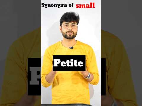 Synonyms of Word Small #shorts #synonym #vocabulary #english #advancedenglish