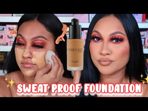 MY SWEAT PROOF FOUNDATION ROUTINE | FRANKIE ROSE FOUNDATION | USE CODE GIGI