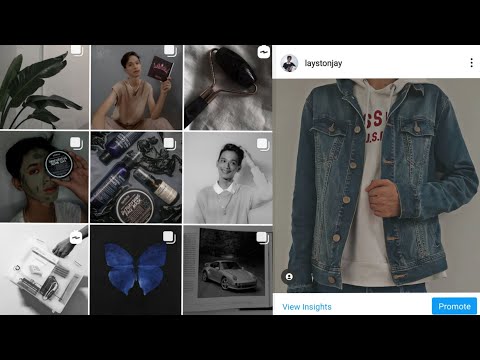 MINIMALIST AND DARK INSTAGRAM FEED TUTORIAL: David Guison Inspired Instagram Feed