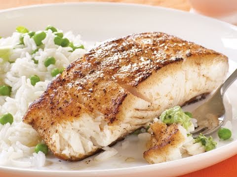 Halibut with Spicy Mint-Cilantro Chutney Recipe