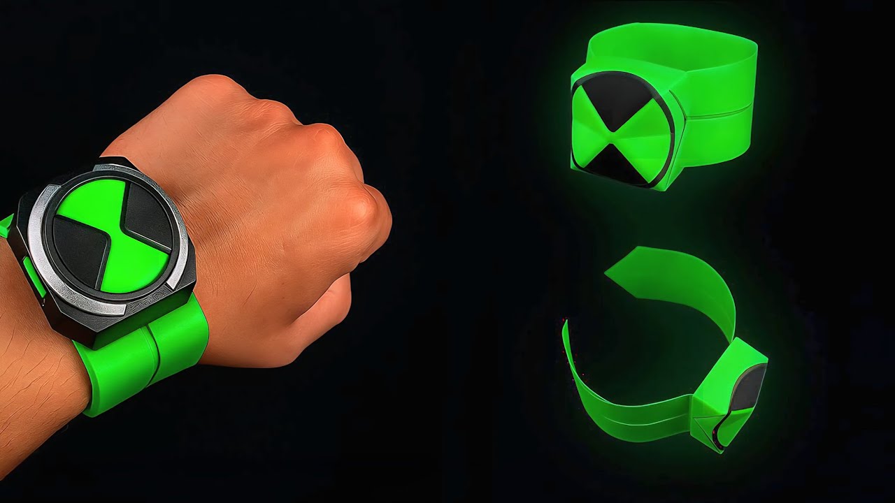 DIY Ben 10 Omnitrix with Paper – Super Easy Origami Watch!