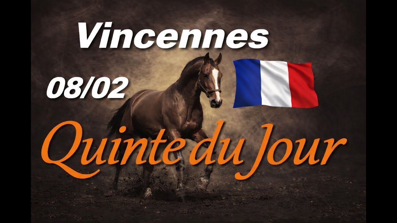 PRONOSTIC PMU QUINTE DU JOUR DIMANCHE 8 FEVRIER 2026