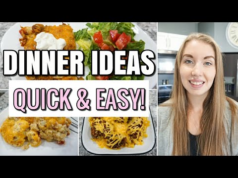WHAT'S FOR DINNER? | 3 QUICK AND EASY DINNER IDEAS FOR BUSY MOMS | SIMPLE MEALS | LivingThatMamaLife