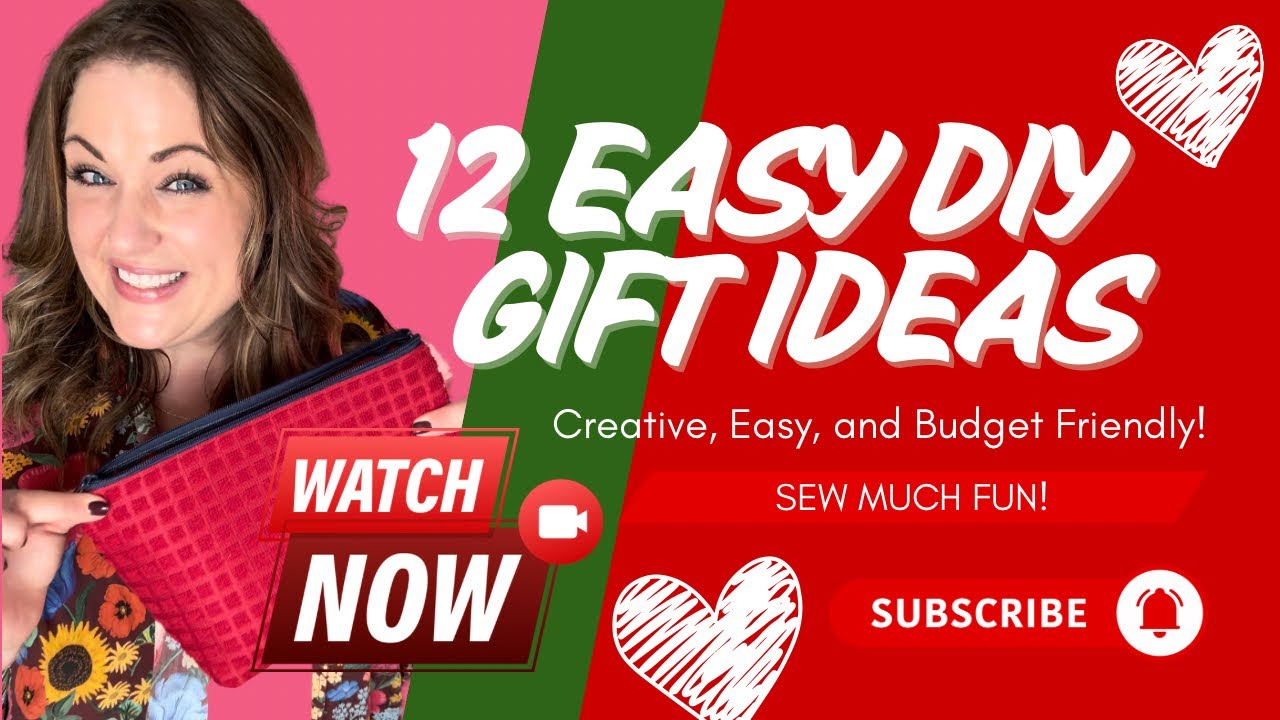 🎁 12 Easy DIY Sewing Gifts to Make This Holiday Season | Beginner-Friendly Sewing Projects