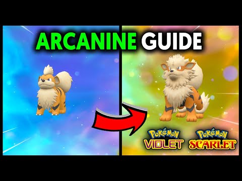 HOW TO EVOLVE GROWLITHE INTO ARCANINE ON POKEMON SCARLET AND VIOLET