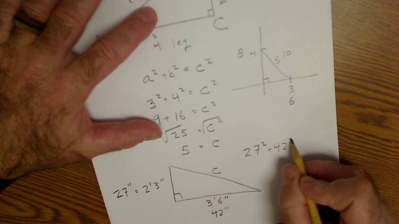 Introduction to Construction, Pythagorean Theorem, chapter 12