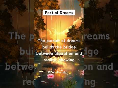 The pursuit of dreams builds the bridge between aspiration and reality, showing #shorts #subscribe