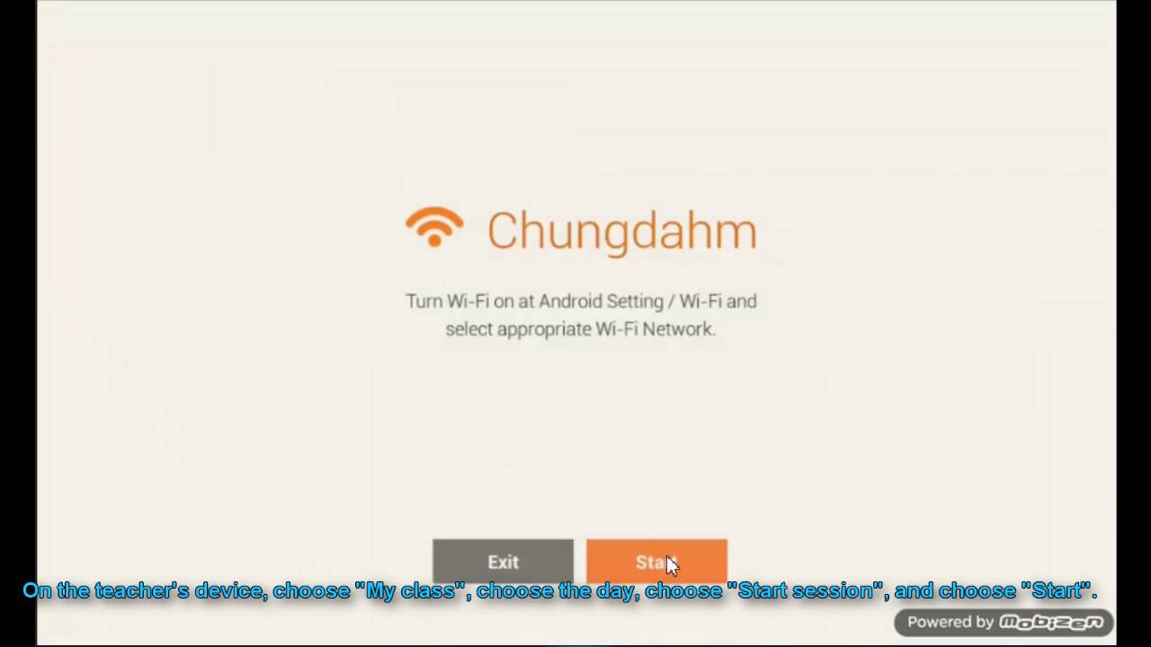 Loudclass Interactive - How to start class