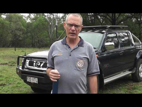 Five minute portable 40m ground plane antenna!