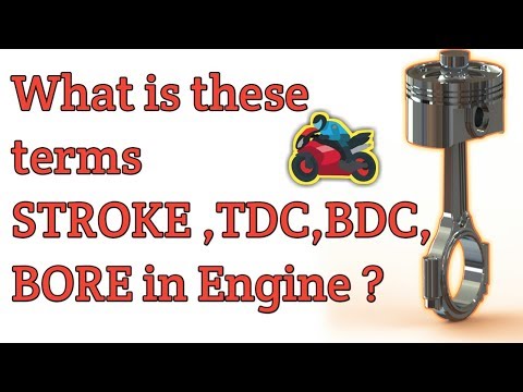 What is TDC/BDC/BORE/STROKE? || stroke,bore,bdc,tdc || define Engine terms