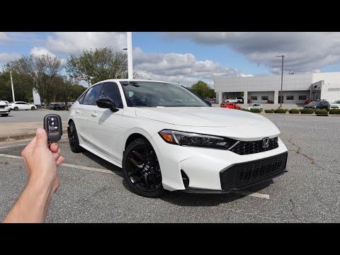 2025 Honda Civic Sport: Start Up, Walkaround, Test Drive and Review