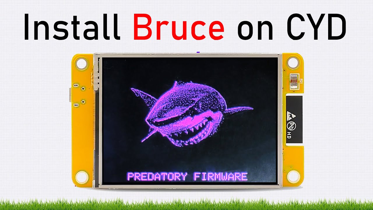 Install Bruce Firmware on ESP32 CYD - Easy Guide + Cheap Yellow Display Board Setup