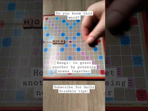 Do you know this Scrabble word? Hongi definition