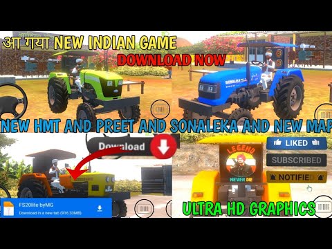 New Indian tractor simulator 3d new indian tractor game download now