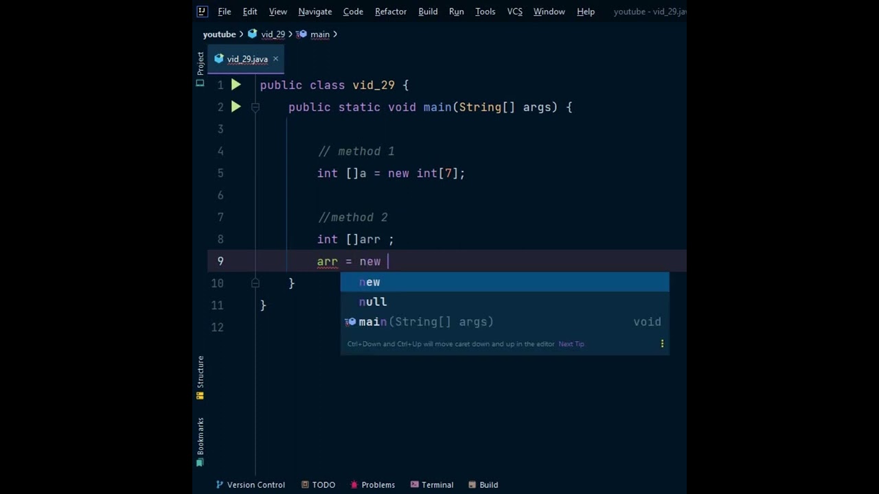 3 different ways to create Array in java!! | #java