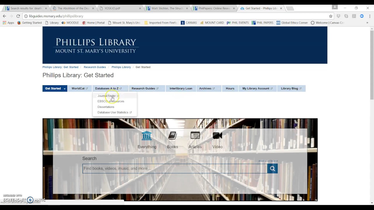 Using Philpapers.org
