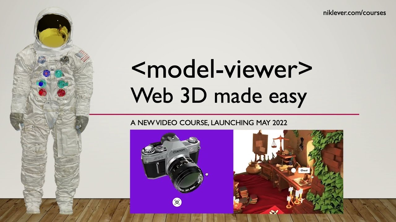 Model-viewer: Web 3d made easy