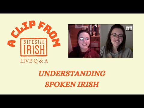 Understanding Spoken Irish