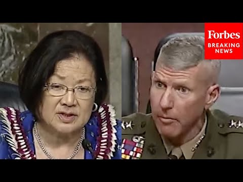 'Have You Ever Made Any Unwanted Requests For Sexual Favors?': Mazie Hirono Probes Marine Nominee