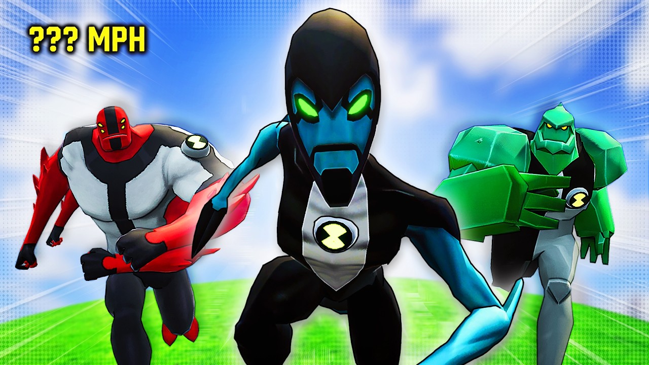 Who is ACTUALLY the FASTEST Alien in THIS Ben 10 Game?