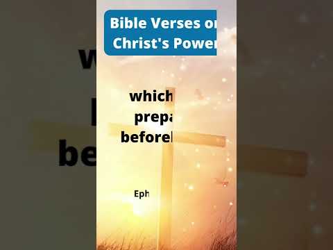 Bible Verses on Christ's Power (Ephesians 2:10 ESV) #24 #shorts
