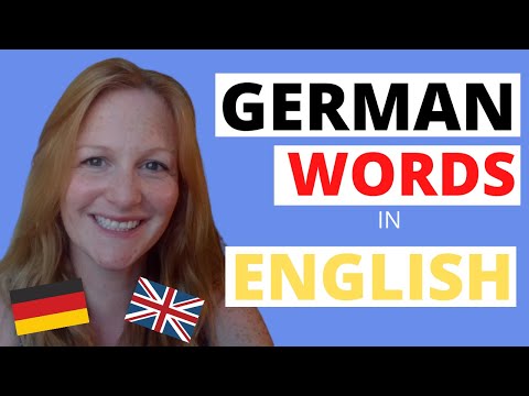 FOREIGN LANGUAGE WORDS USED IN ENGLISH: WORDS OF GERMAN ORIGIN | English vocabulary lesson