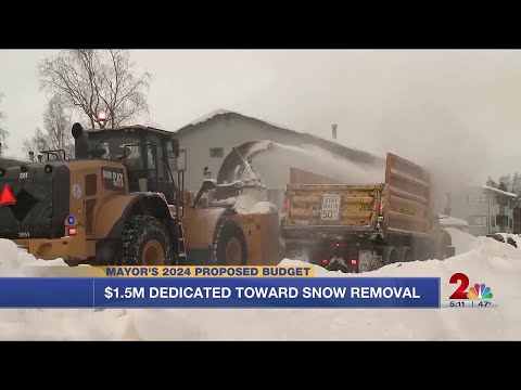 Anchorage mayor plans to improve snow removal services in proposed budget