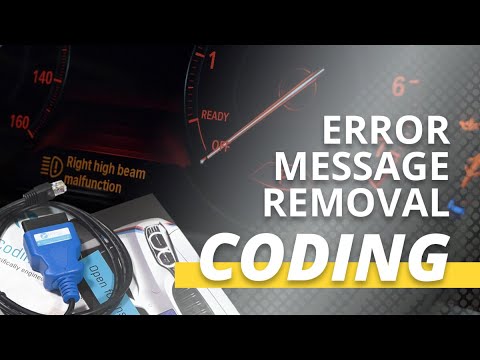 BMW Error Message Removal Coding – Get Rid of Irrelevant Errors!