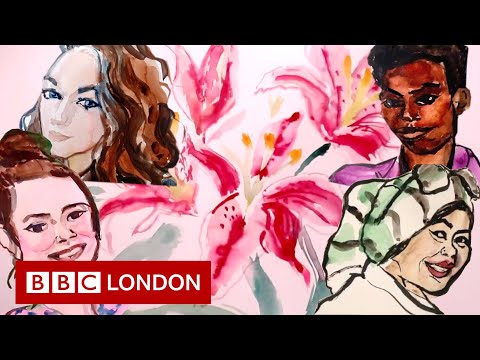 Painting the female victims of violence