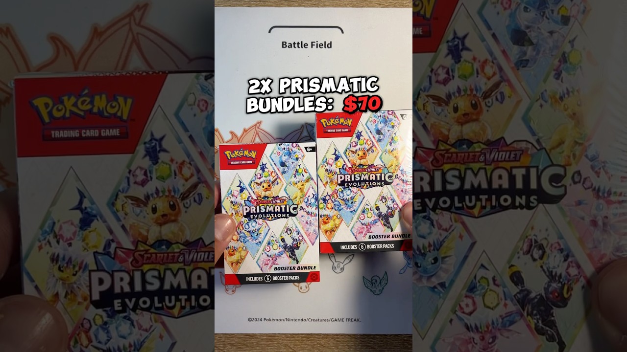 Pulling $5,000 WORTH of Pokemon Cards (Day 43) 2x Prismatic Booster Bundles
