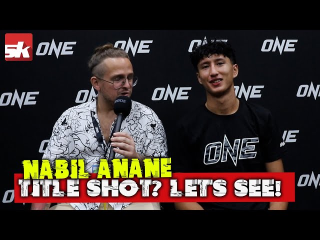 ONE Fight Night 24: Six-foot Algerian-Thai phenom Nabil Anane says he ...